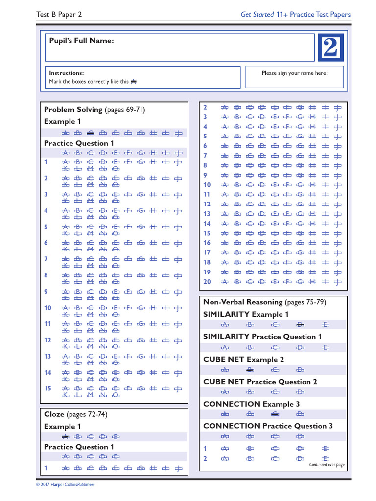 Complete Get Started Test B Paper 2 | PDF
