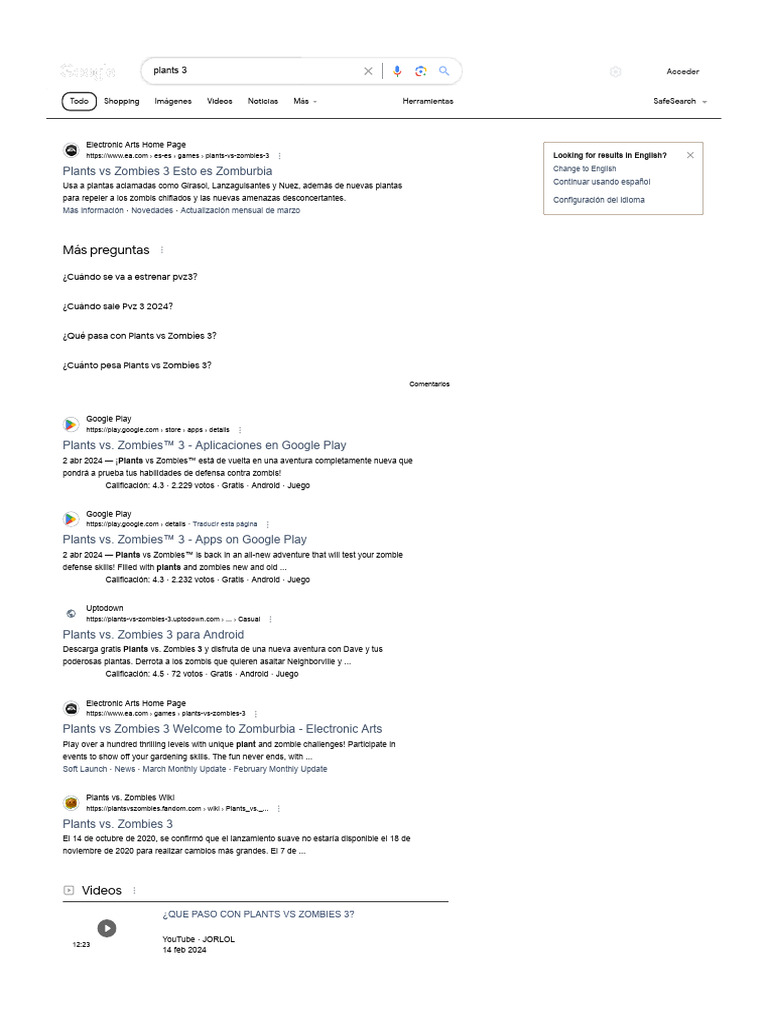 Plants 3 - Buscar Con Google | PDF | Google Play | Software móvil