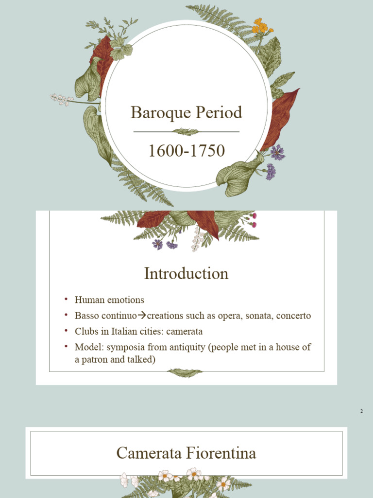 Baroque Period | PDF | Concerto | Baroque Music