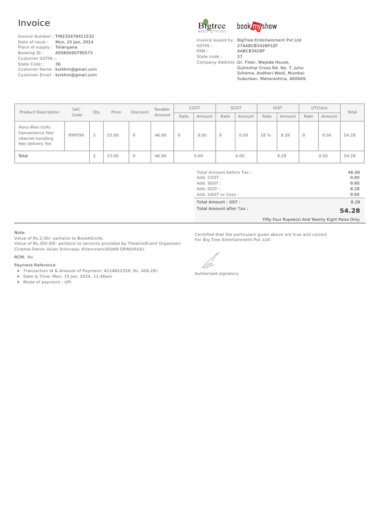 Assk0000795573 GST Invoice | Download Free PDF | Taxes | Payments