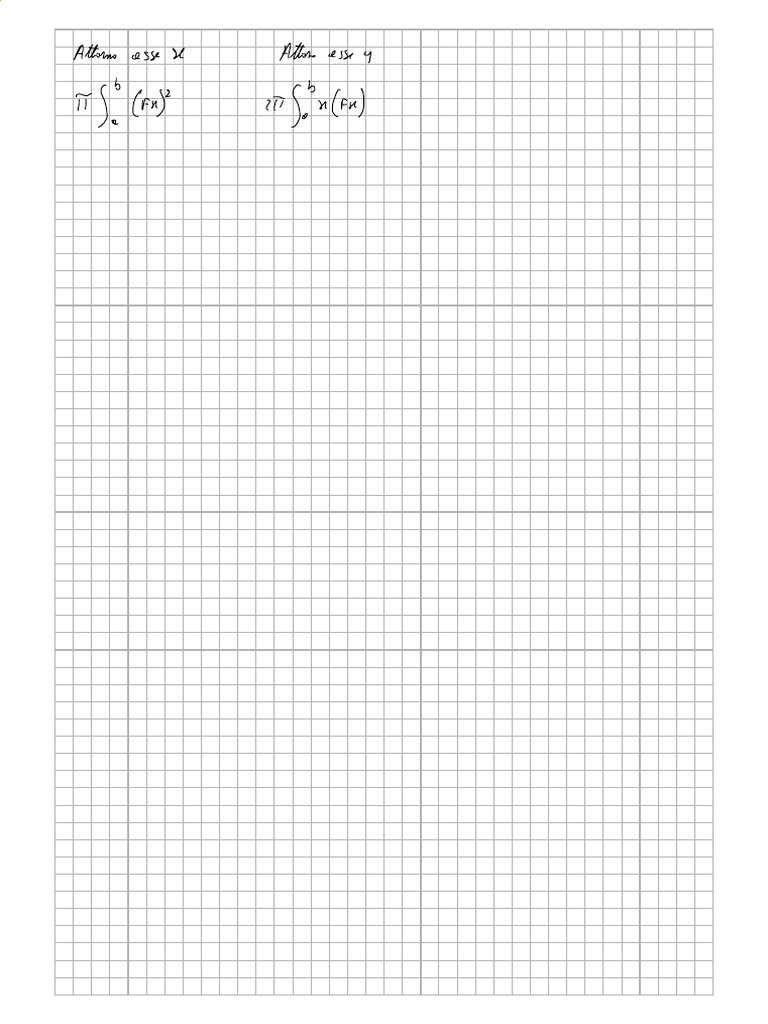 Calcolo Volume Solido | PDF