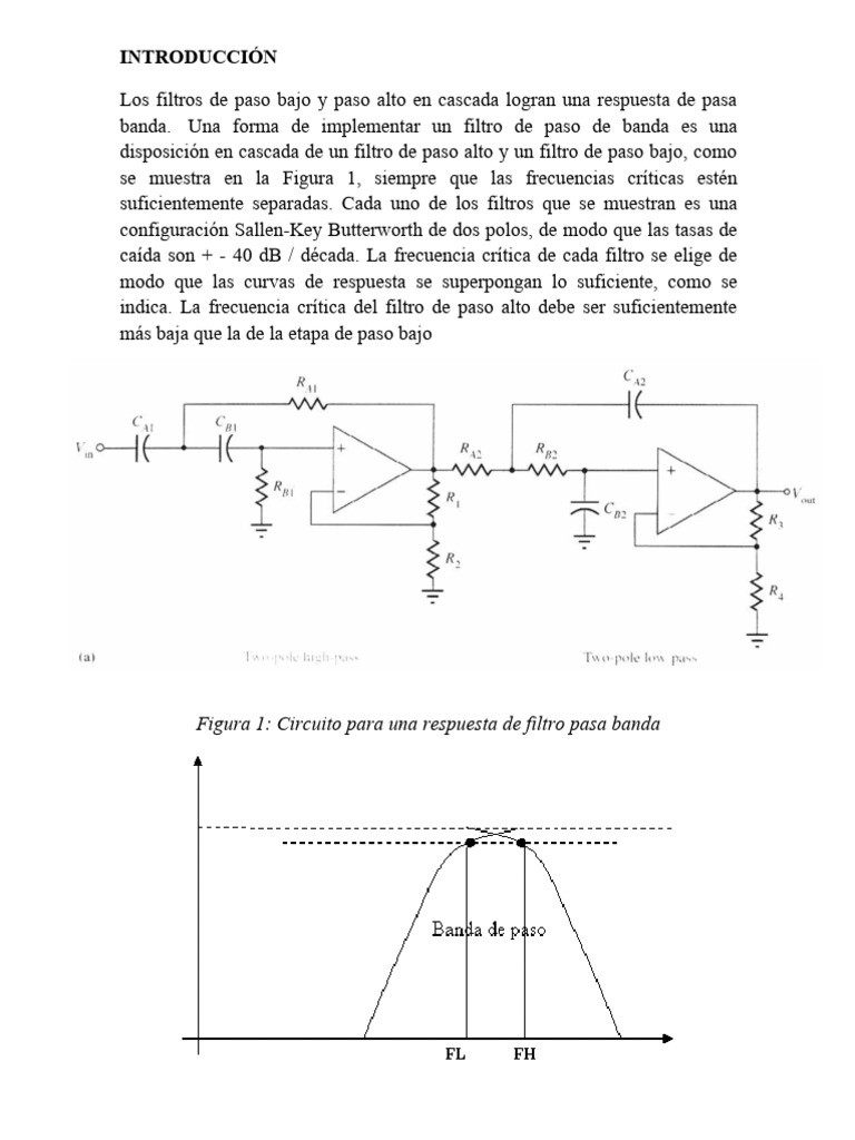 Practica Filtros PasaBanda | PDF