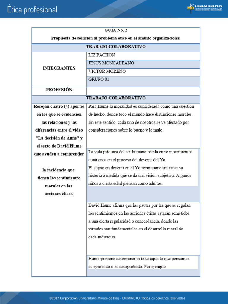 Acti 7 Etic Profesional | PDF | Business | David Hume