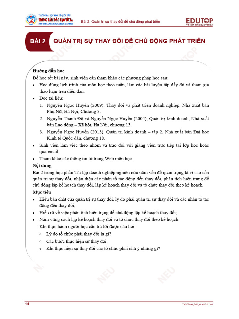 04 NEU TXQTTH04 Bai2 v1.0016101206 | PDF