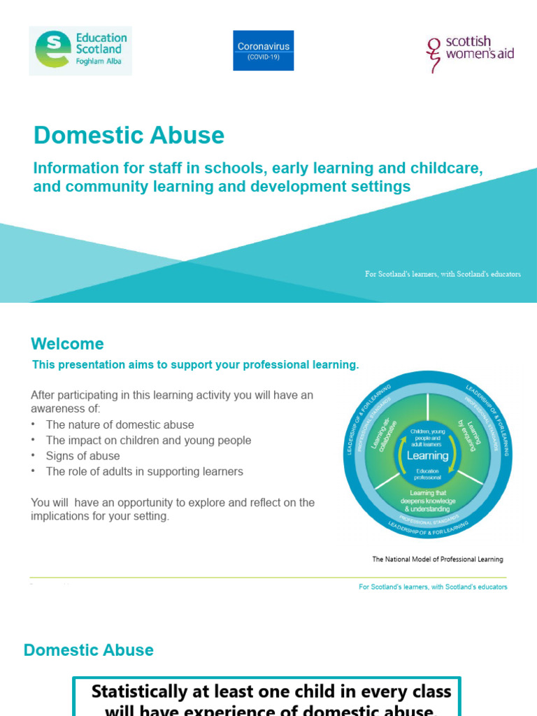 Domestic Abuse Information For Education Staff Download Free Pdf
