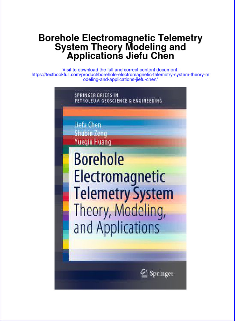 Pdf Borehole Electromagnetic Telemetry System Theory Modeling And