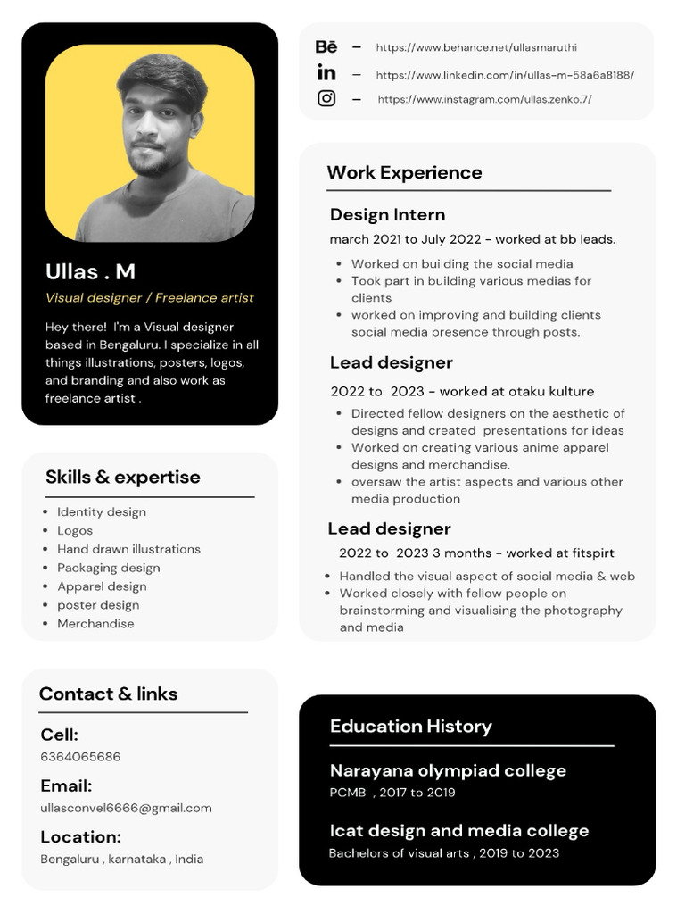 Ullas New Resume | PDF