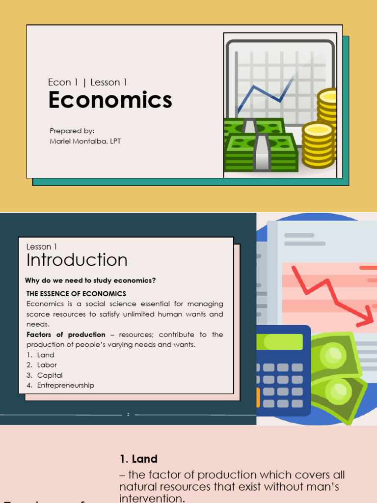Econ Lesson 1 | Download Free PDF | Economies | Economics