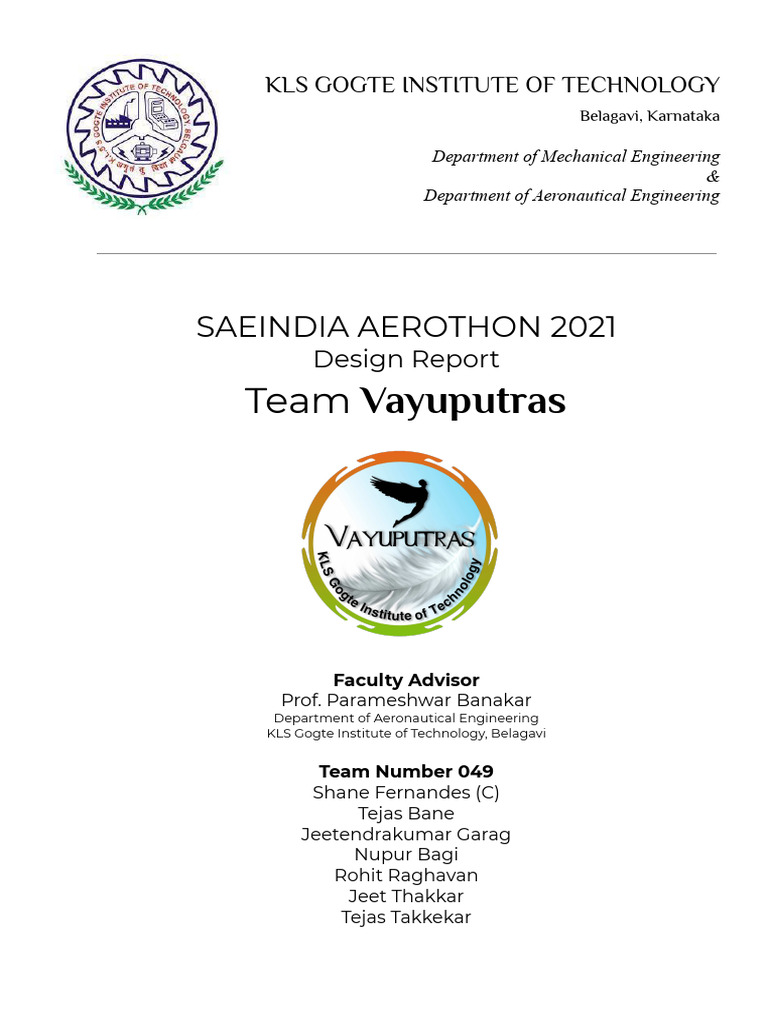 Blended Wing Body UAV Design Report | Download Free PDF | Flight ...