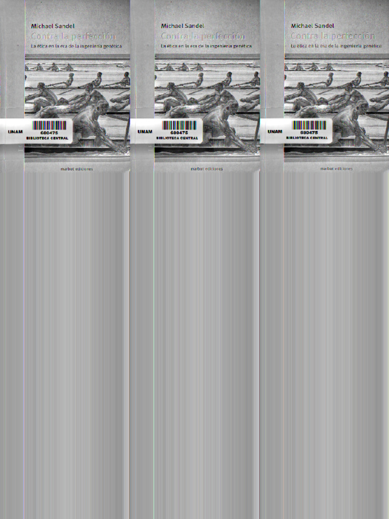 Sandel Contra La Perfeccion Compress | PDF