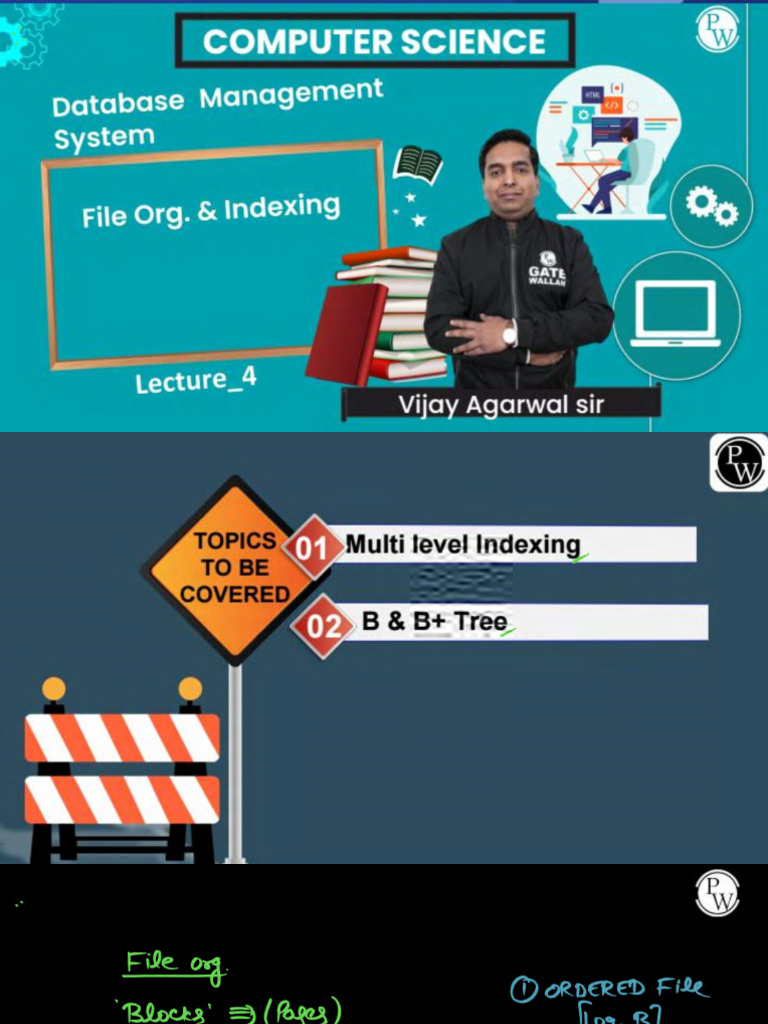 File Org & Indexing 04 - Class Notes | PDF File Org & Indexing 04 - Class Notes | PDF