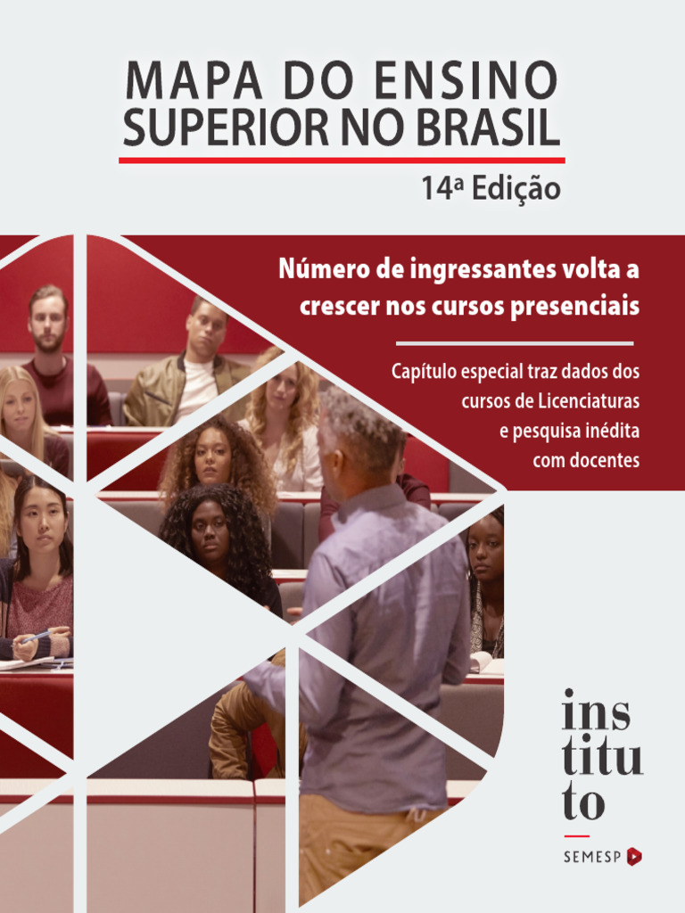 Mapa Do Ensino Superior 2024 - V2 | PDF | Educação à distância | Brasil