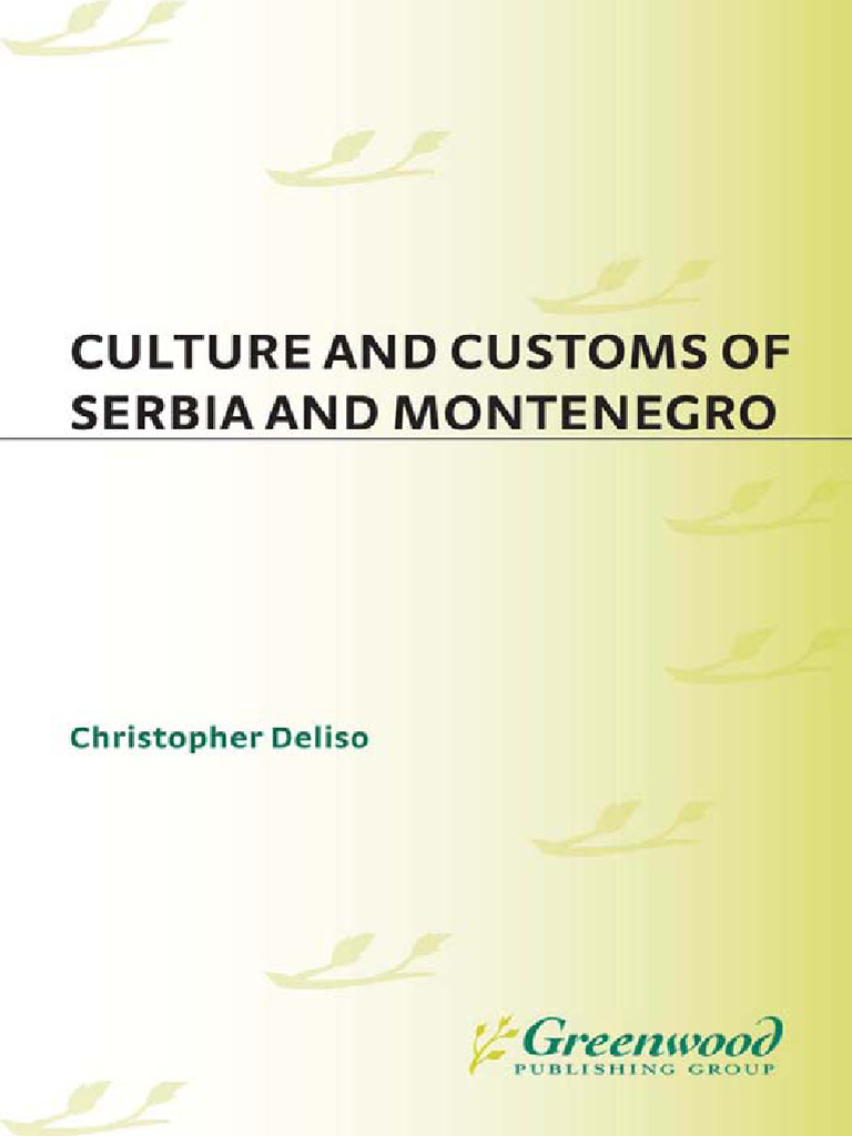 58 Culture and Customs of Serbia and Montenegro | PDF | Montenegro | Serbia