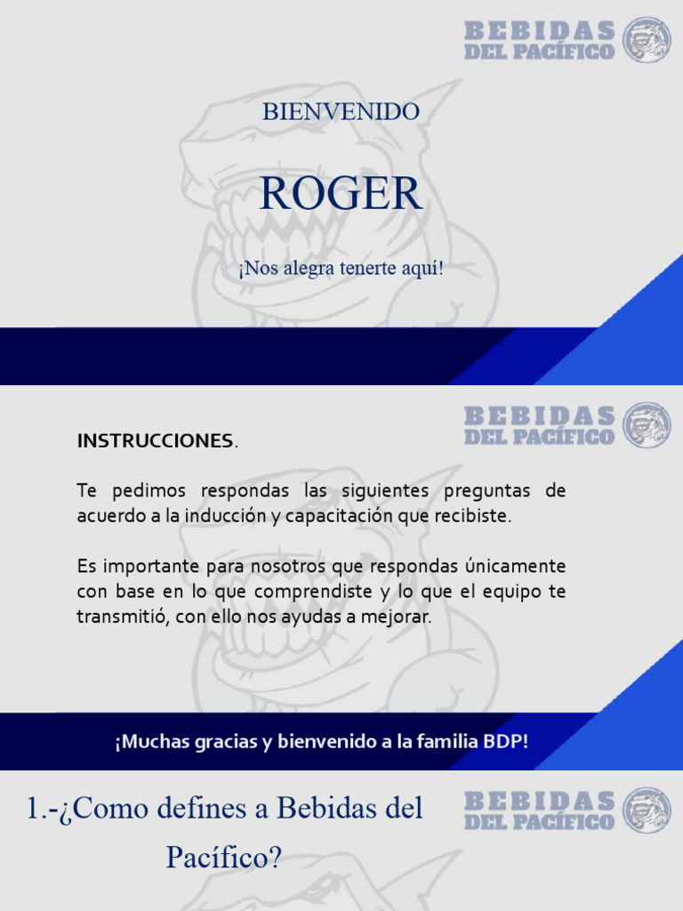 Certificación BDP Roger | PDF