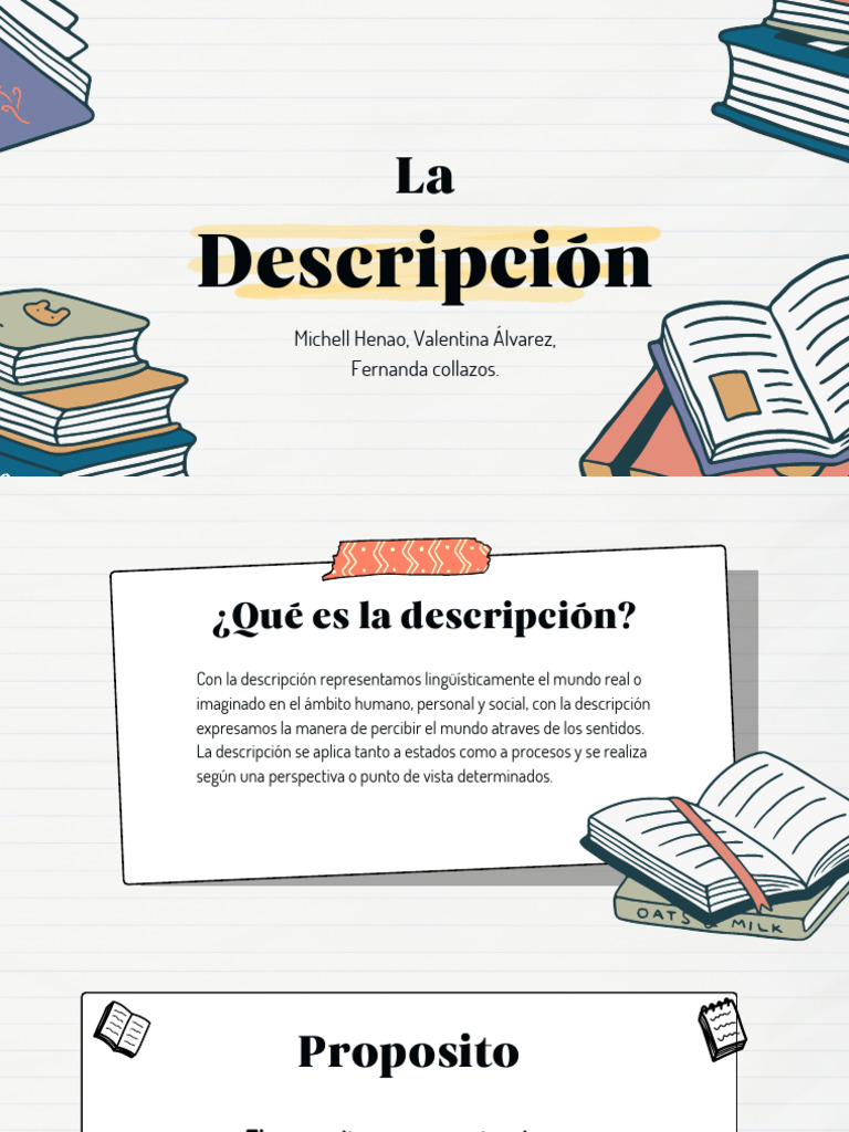 La Descripcion | PDF