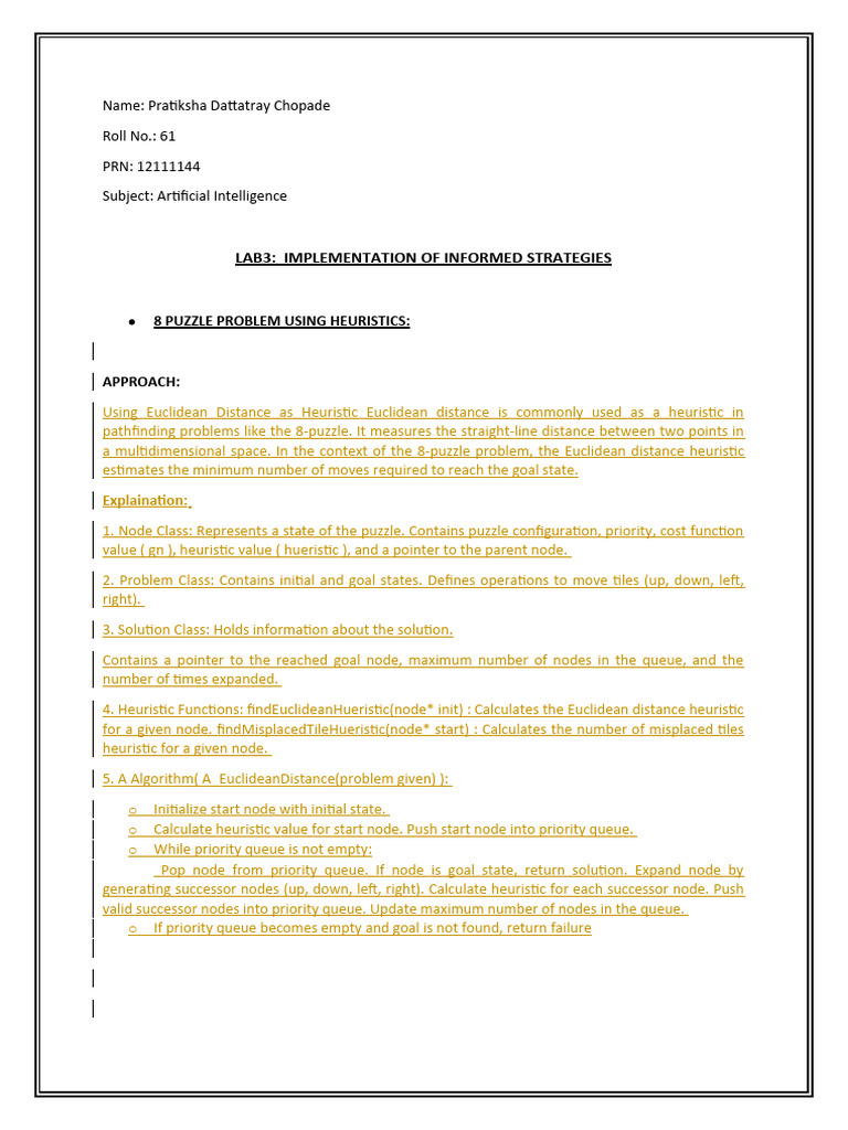 5v5ihcb4f8csa 61 Ai Lab3 Pdf Theoretical Computer Science Applied Mathematics