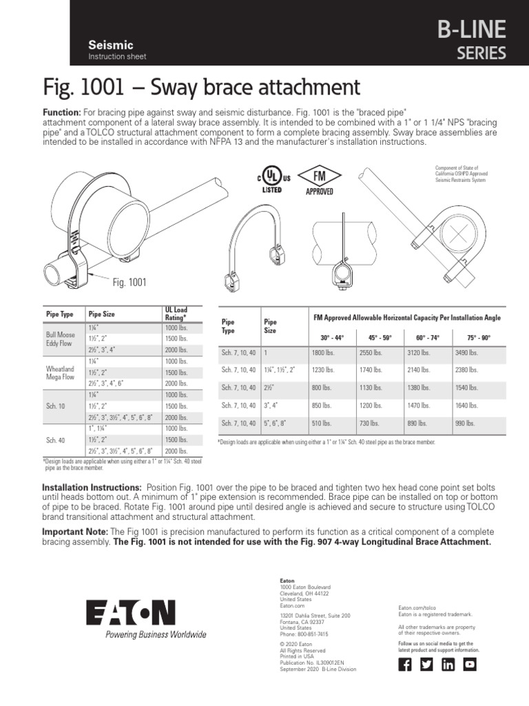 Sway Brace Attachment Guide | PDF | Pipe (Fluid Conveyance ...
