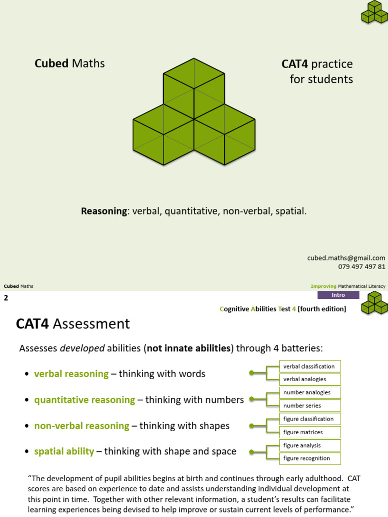 CAT4-practice-v1.1 2 | PDF | Mathematics | Cognition