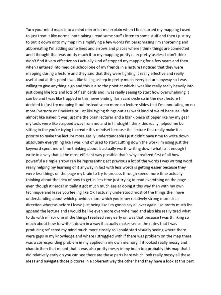 Mind Map Justin | PDF | Knowledge | Experience