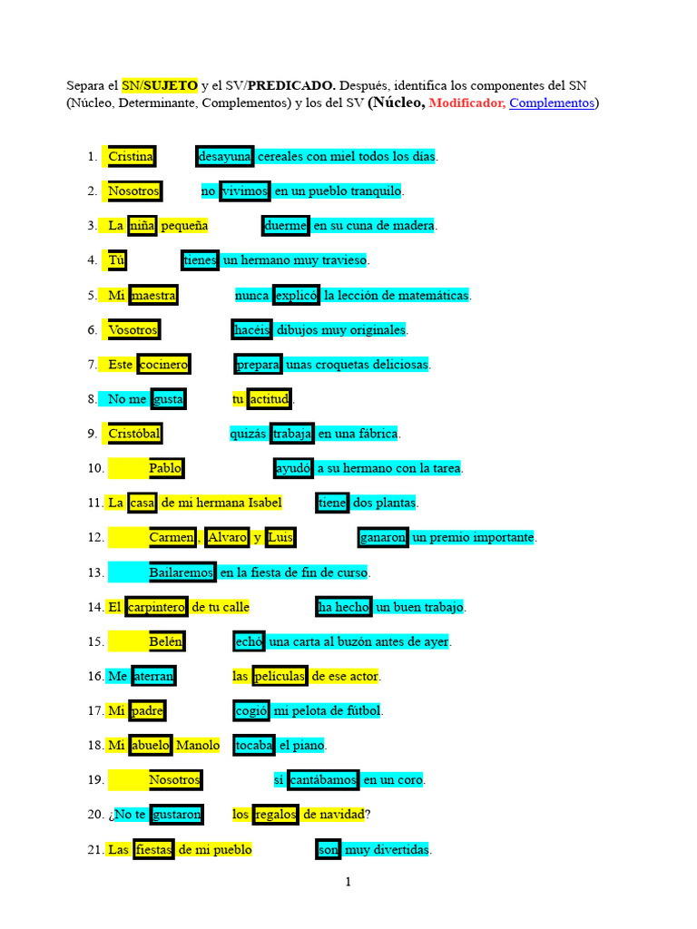 02 - Ejercicios SN y SV - Soluciones | PDF