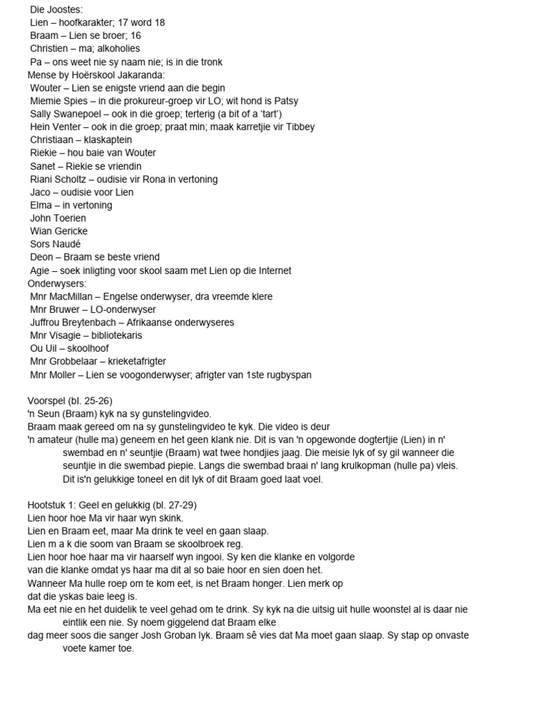 Afr Cheet Sheet | PDF