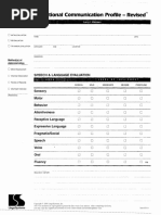 CELF P3 Template | PDF | Cognitive Science | Human Communication