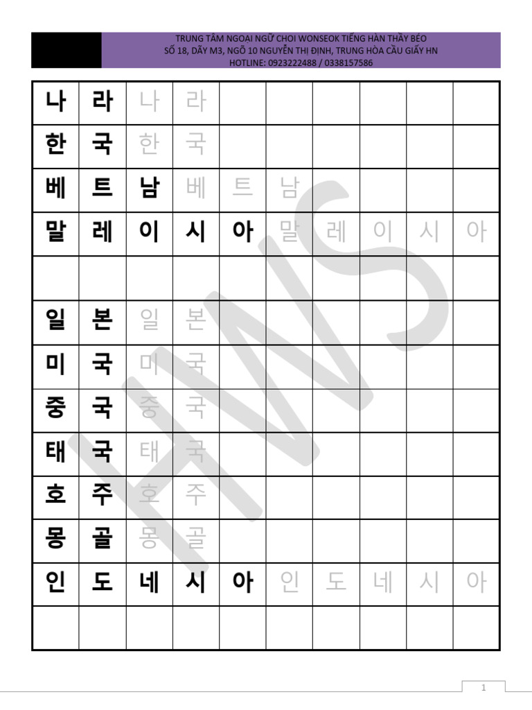3. Bài Tập Bảng Chữ Cái (Bổ Sung) | PDF