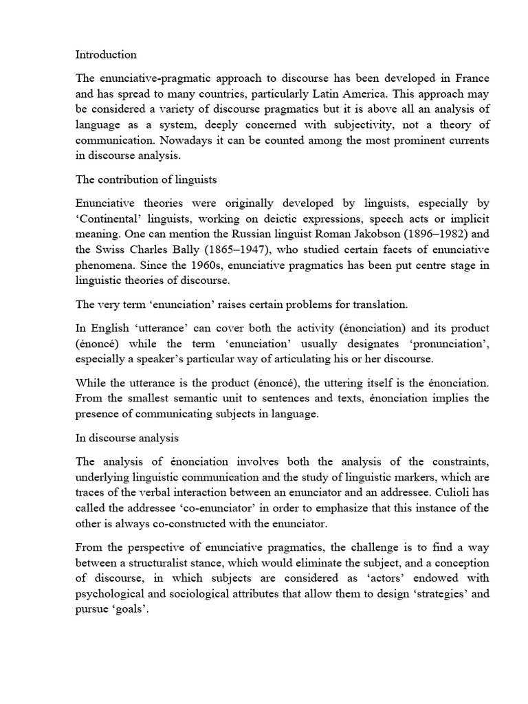 Chapter 3 original | PDF | Linguistics | Discourse