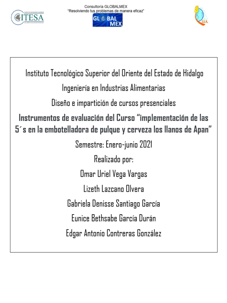 Archivos Del Curso 5 S | PDF | Calidad (comercial) | Economias