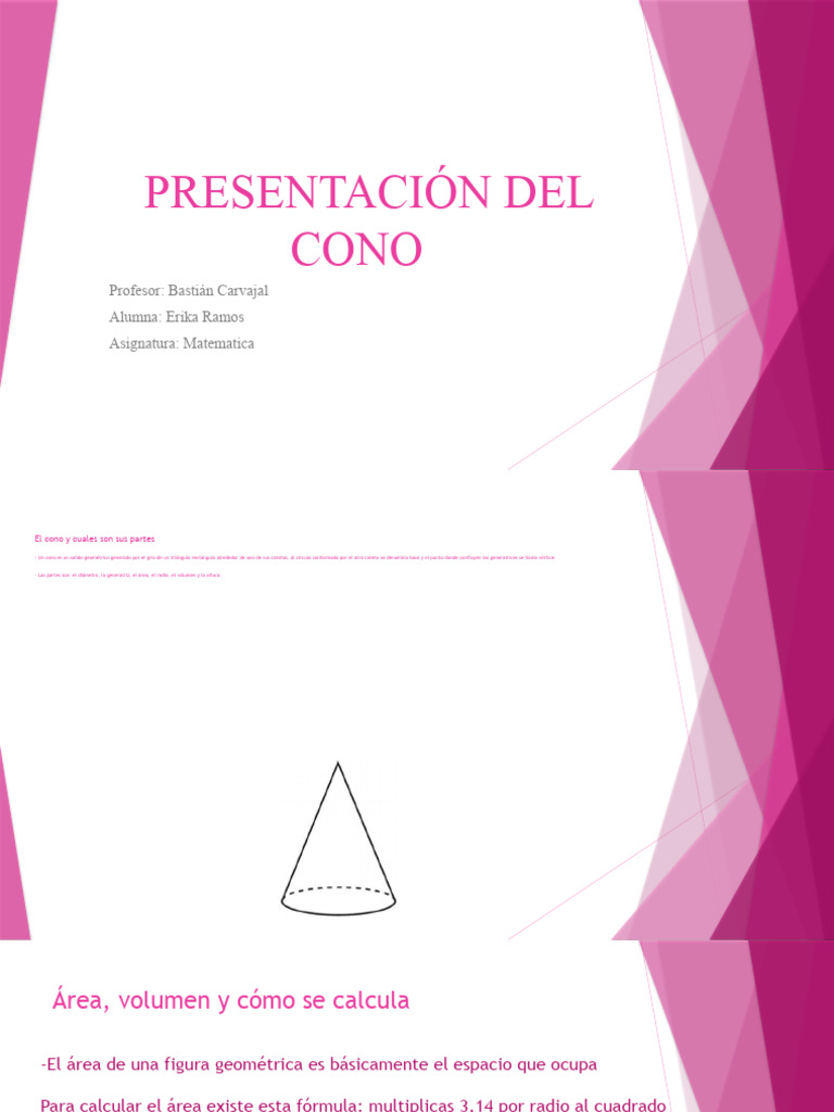 Presentación Del Cono | PDF