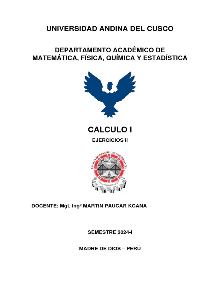 Calculo I Ejercicios Ii | Descargar gratis PDF | Derivado | Matemáticas
