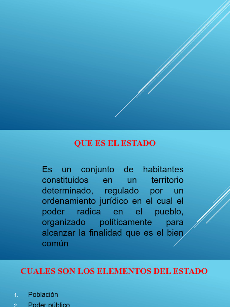 Elementos y Estructura del Estado | PDF | Estado (política) | Judicaturas