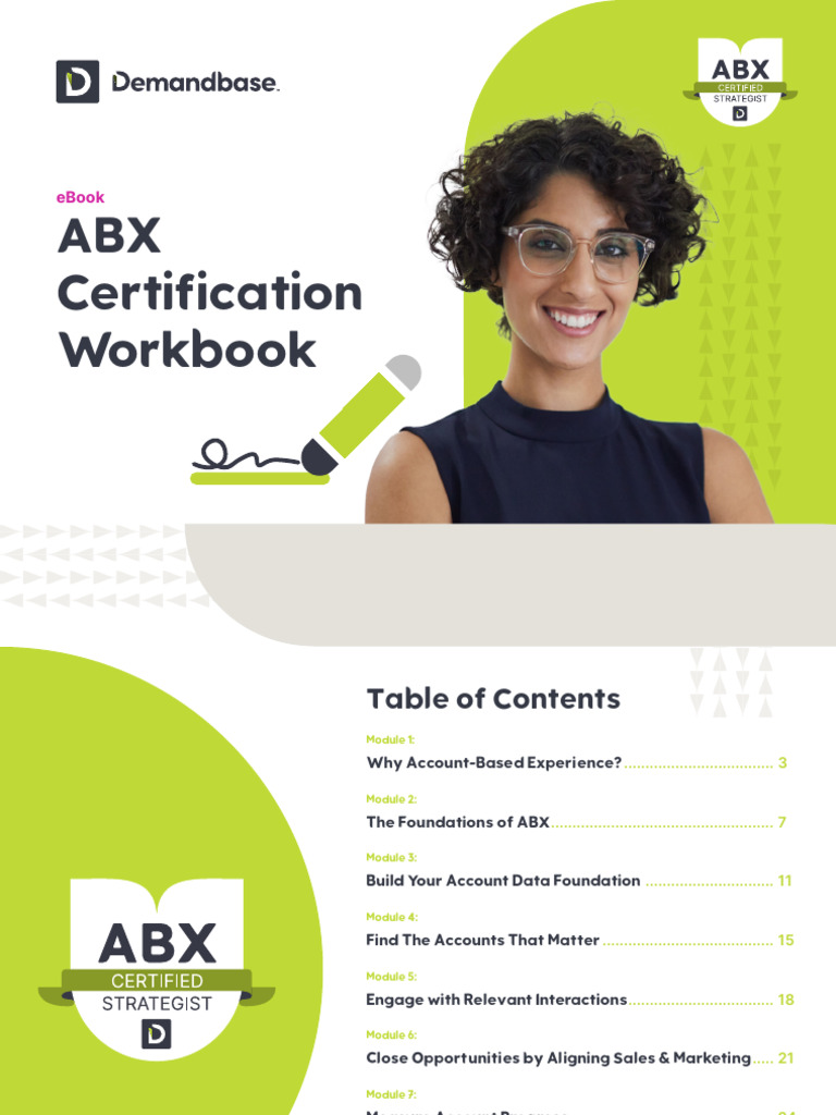 DB ABX Certification Workbook | PDF | Customer Relationship Management | Marketing