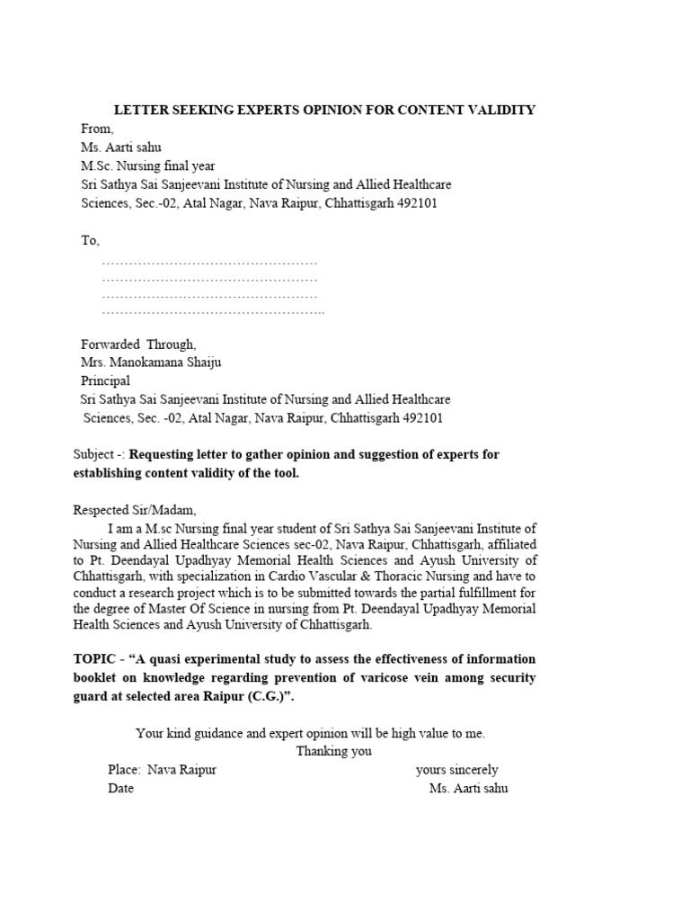 Final Latter Download Free Pdf Health Care Science