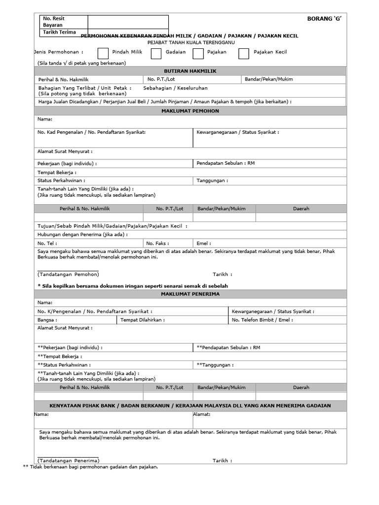 Borang Consent Baharu | PDF