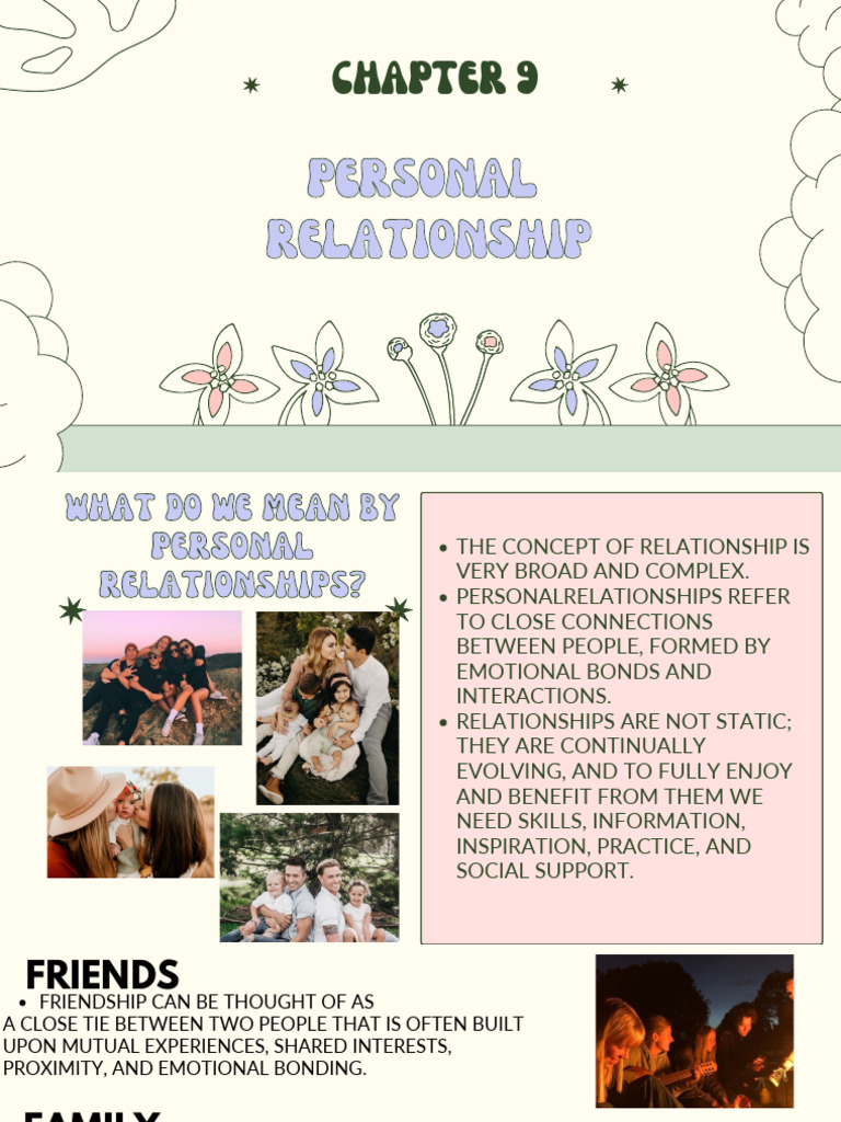 Perdev-Chapter 9 - Personal Relationship. | PDF | Intimate ...