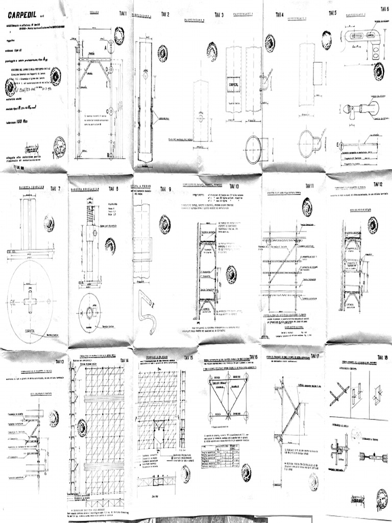 Ponteggio Carpedil A33 | PDF