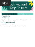 Sample Quality Objectives Template | PDF