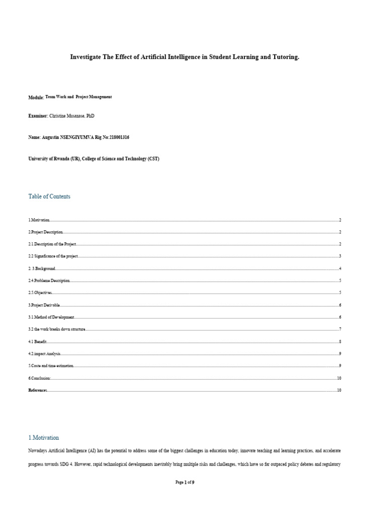 Research Proposal Assignment Complete | PDF | Speech Recognition | Artificial Intelligence