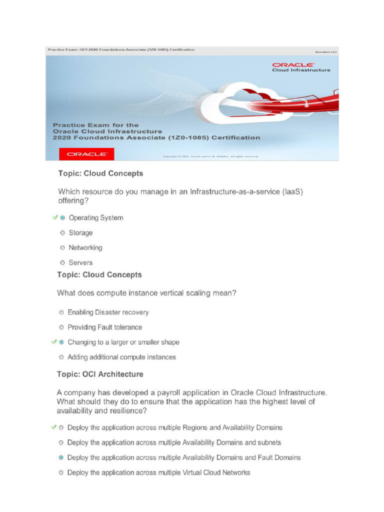 Oracle Cloud Infrastructure | PDF