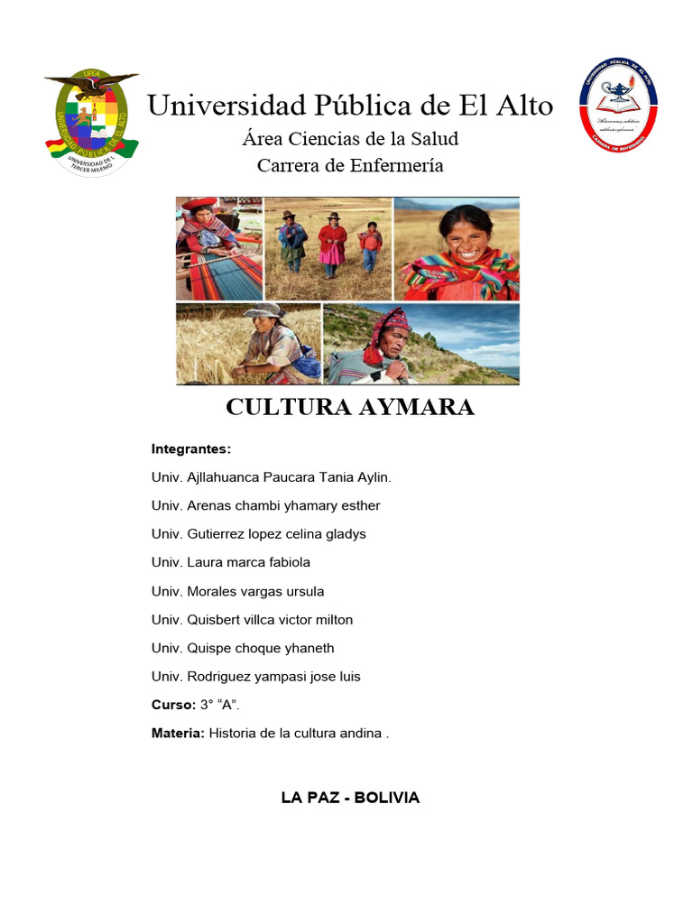 Cultura Aymara: Historia y Significado | PDF | Viajes y turismo | Clásicos