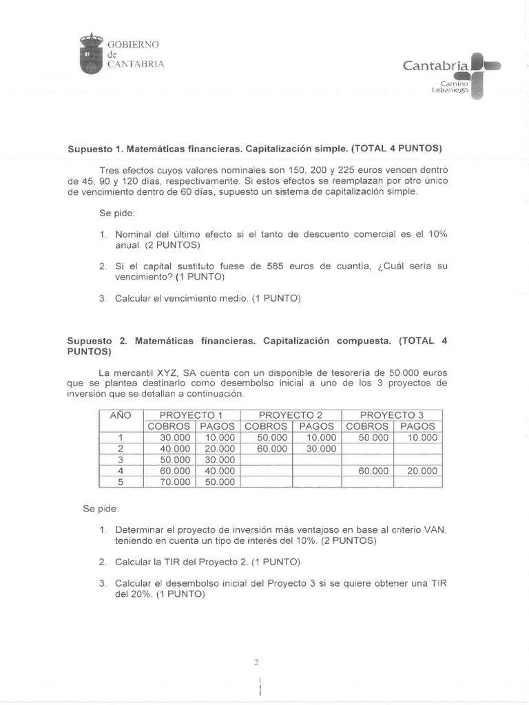 SEGUNDO EJERCICIO ELIMINATORIO(1) | PDF