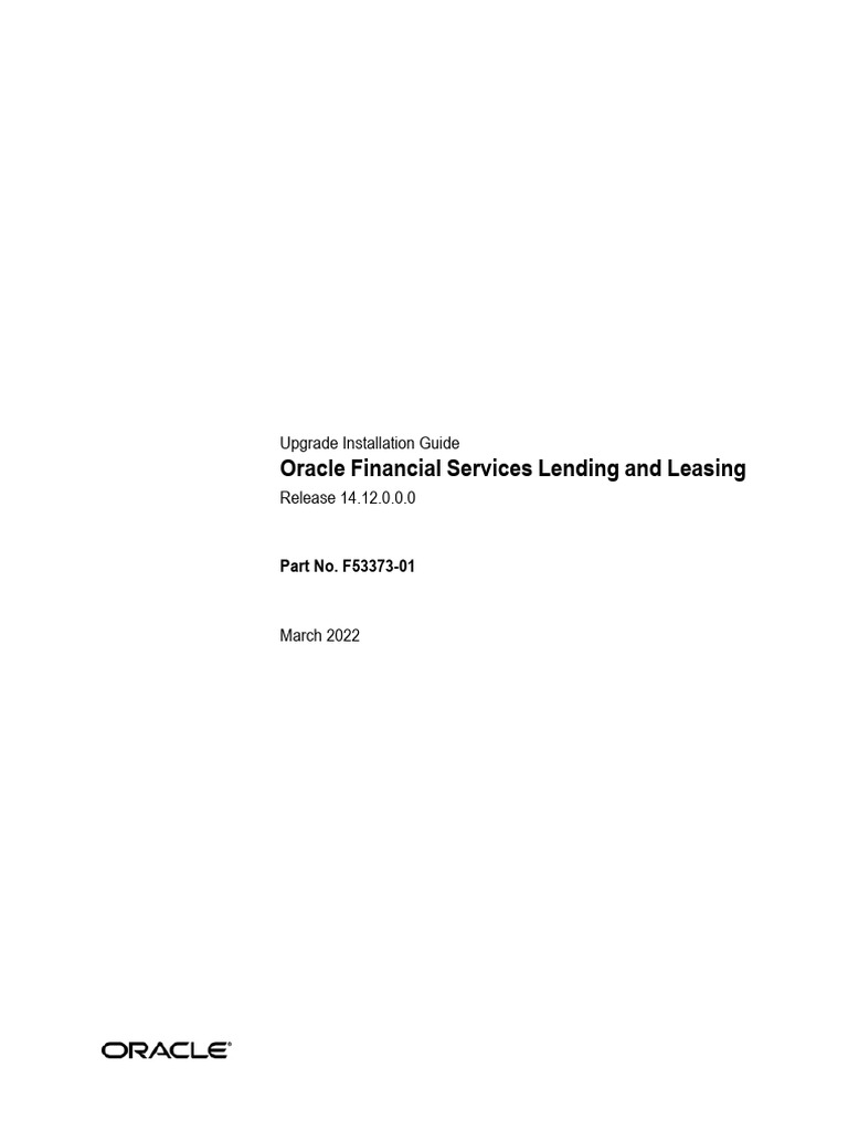 Upgrade Installation Guide Pdf Databases Oracle Corporation 