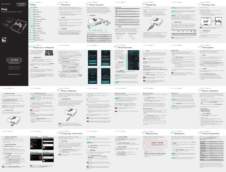 Poly User Manual v3.3 | PDF | Wi Fi | Usb