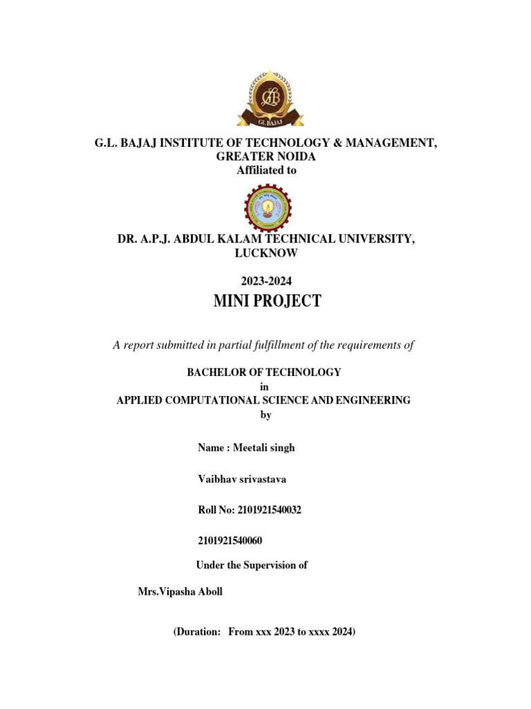 UPDATED Internship Report - Mini Project Format-4 | PDF | Weather Forecasting | Python ...