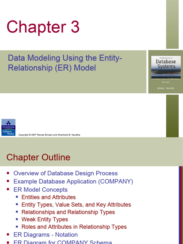 DBMS Chapter3 | PDF | Conceptual Model | Data Model