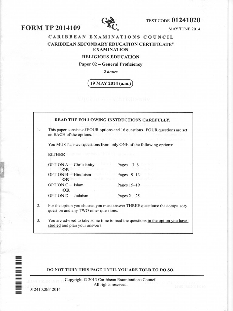 2014 RE Paper 2 | PDF