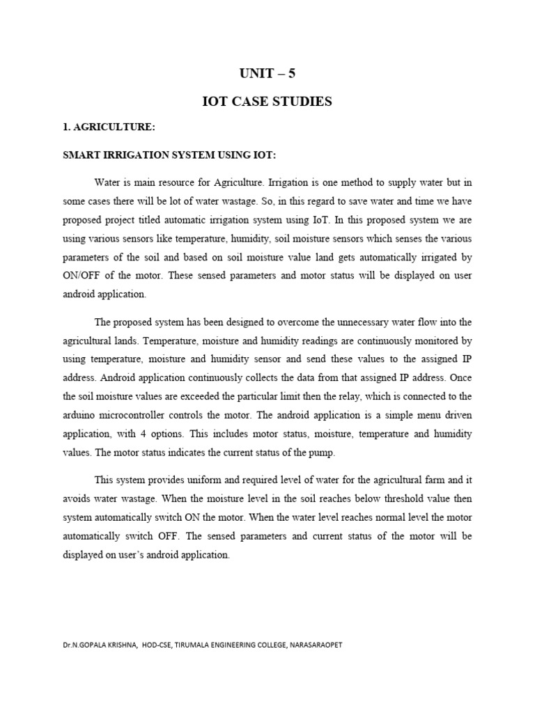 Unit - 5 Iot | Download Free PDF | Cloud Computing | Internet Of Things