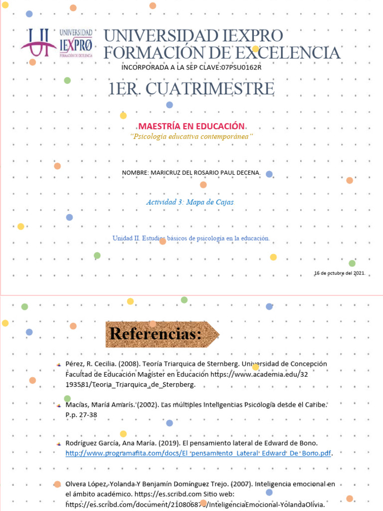 mapa de cajas | PDF | Las emociones | Inteligencia