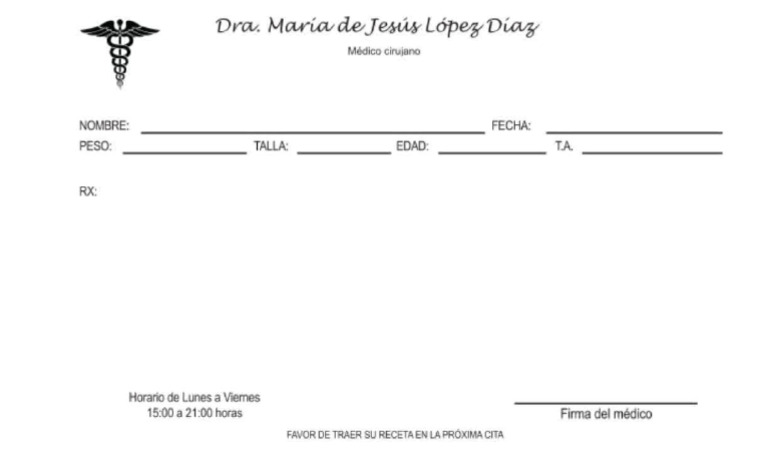 Receta Medica 2 | PDF
